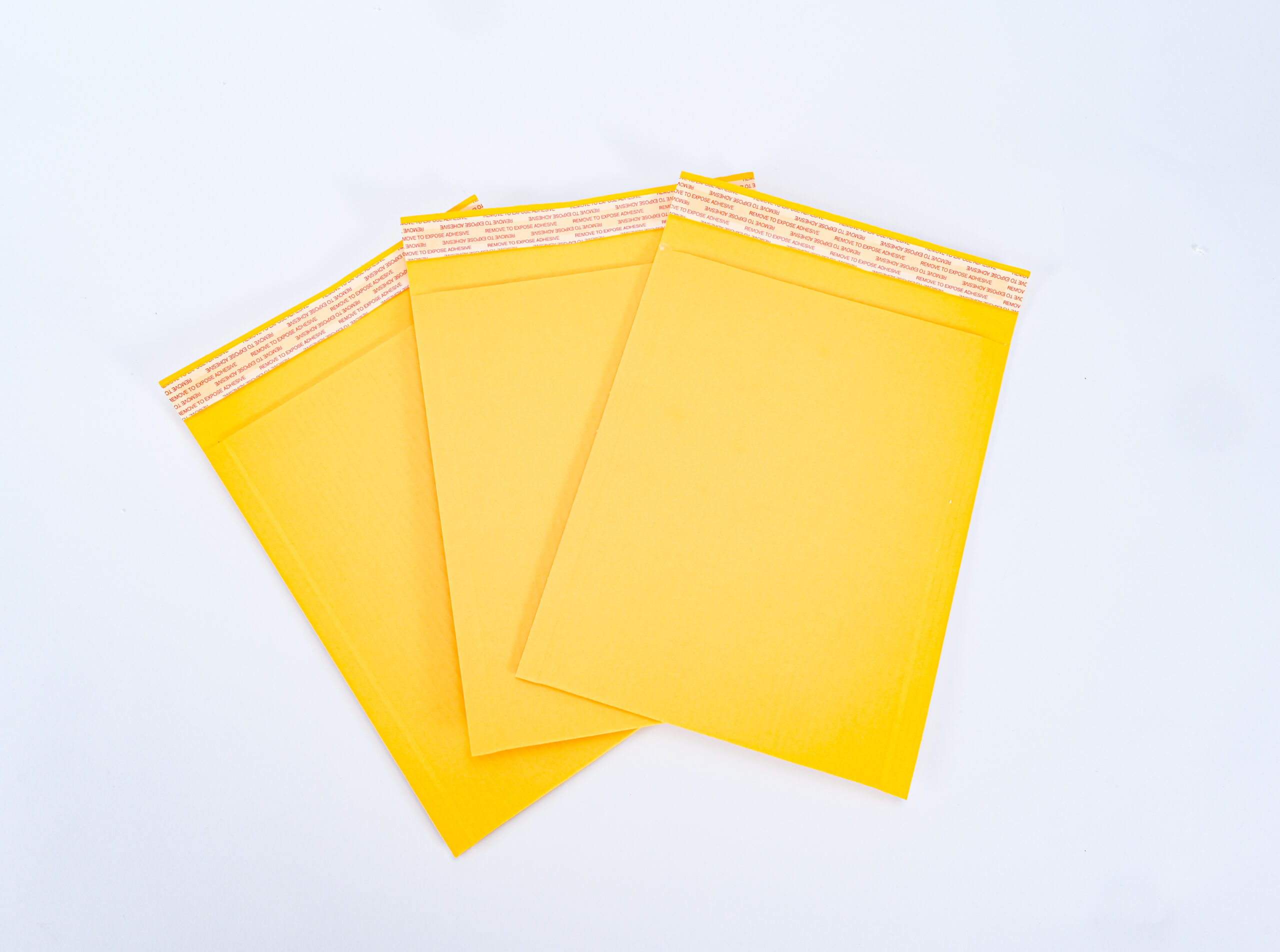 Custom Yellow Self-seal Kraft Padded Envelopes wholesale|TeamxPack